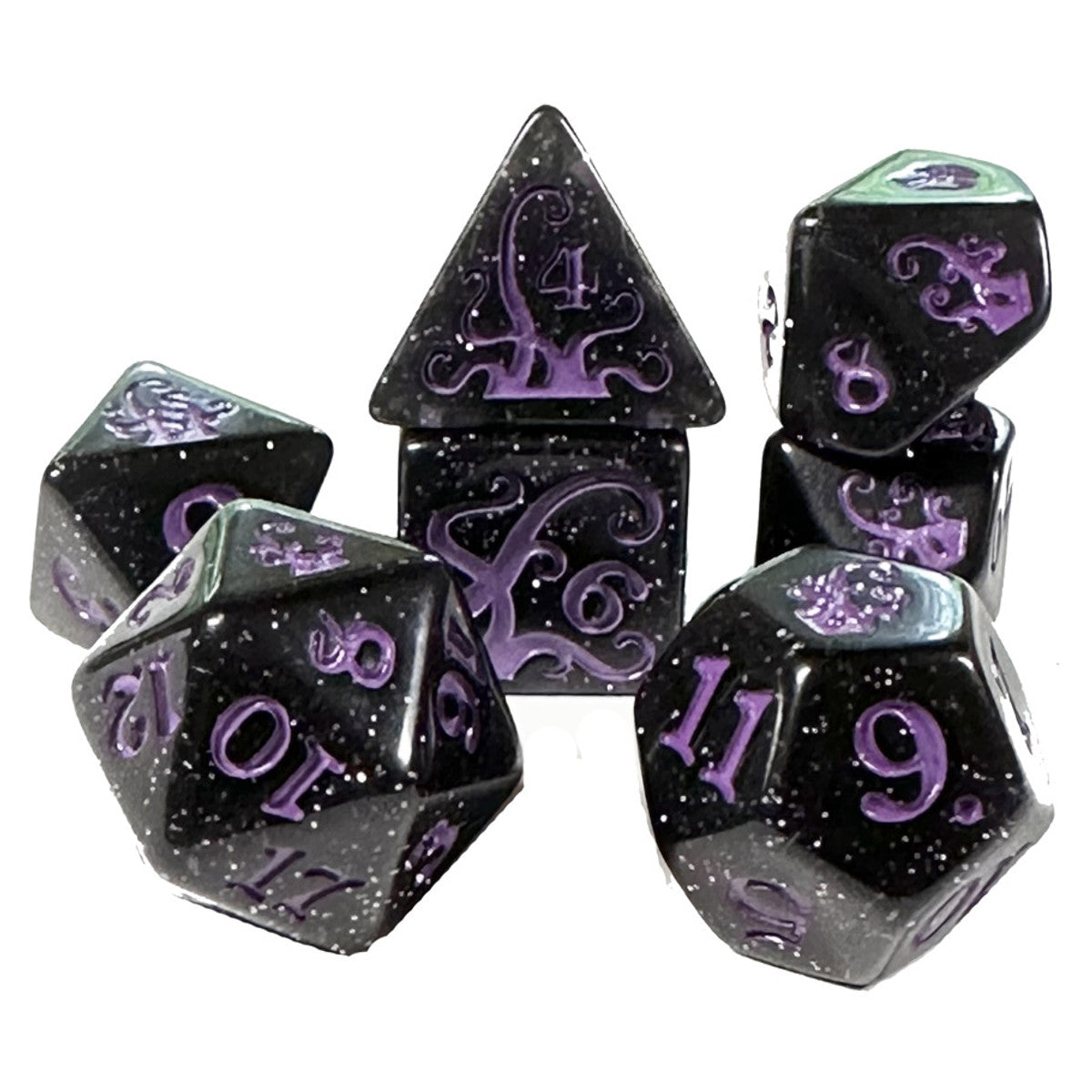 Black Oak Workshop - Black Death - Tentacles - Void Beast 7 Set of Dic ...