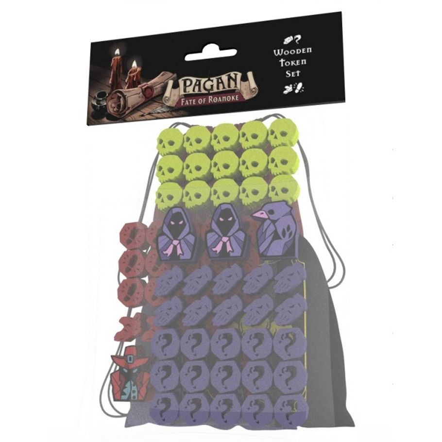 Pagan: Fate of Roanoke Wooden Token Kit – Two Fairies and A Dwarf ...